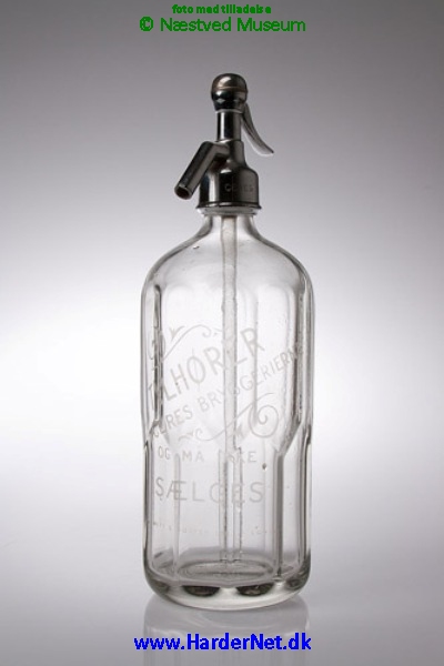 "CERES" SIFON FLASKE - Kastrup Glasværk 1910-1930