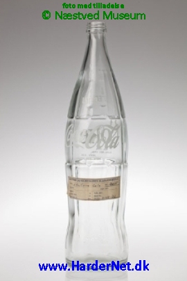 "COCA-COLA" FLASKE - Kastrup-Holmegaard Glasværker 1976
