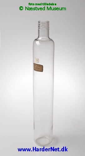 "FLASKE, 11208" laboratorium glas - Holmegaard Glasværk, 1942.