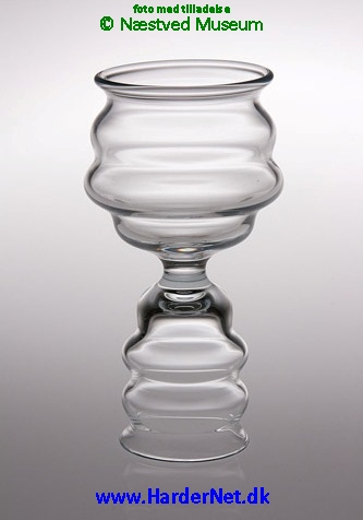 "NEW WAVE" UNIKA GLAS - Verner Panton, Holmegaard Glasværk 1984