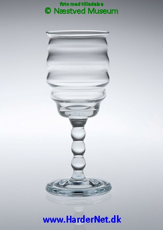 "NEW WAVE" UNIKA GLAS - Verner Panton, Holmegaard Glasværk 1984