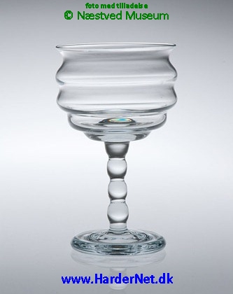 "NEW WAVE" UNIKA GLAS - Verner Panton, Holmegaard Glasværk 1984